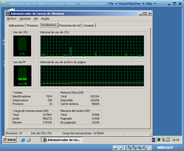 Supervisión del rendimiento del sistema en Windows Server 2003. ~ El ...