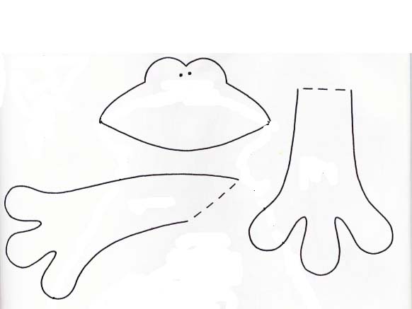 Moldes de la rana rene en foami - Imagui