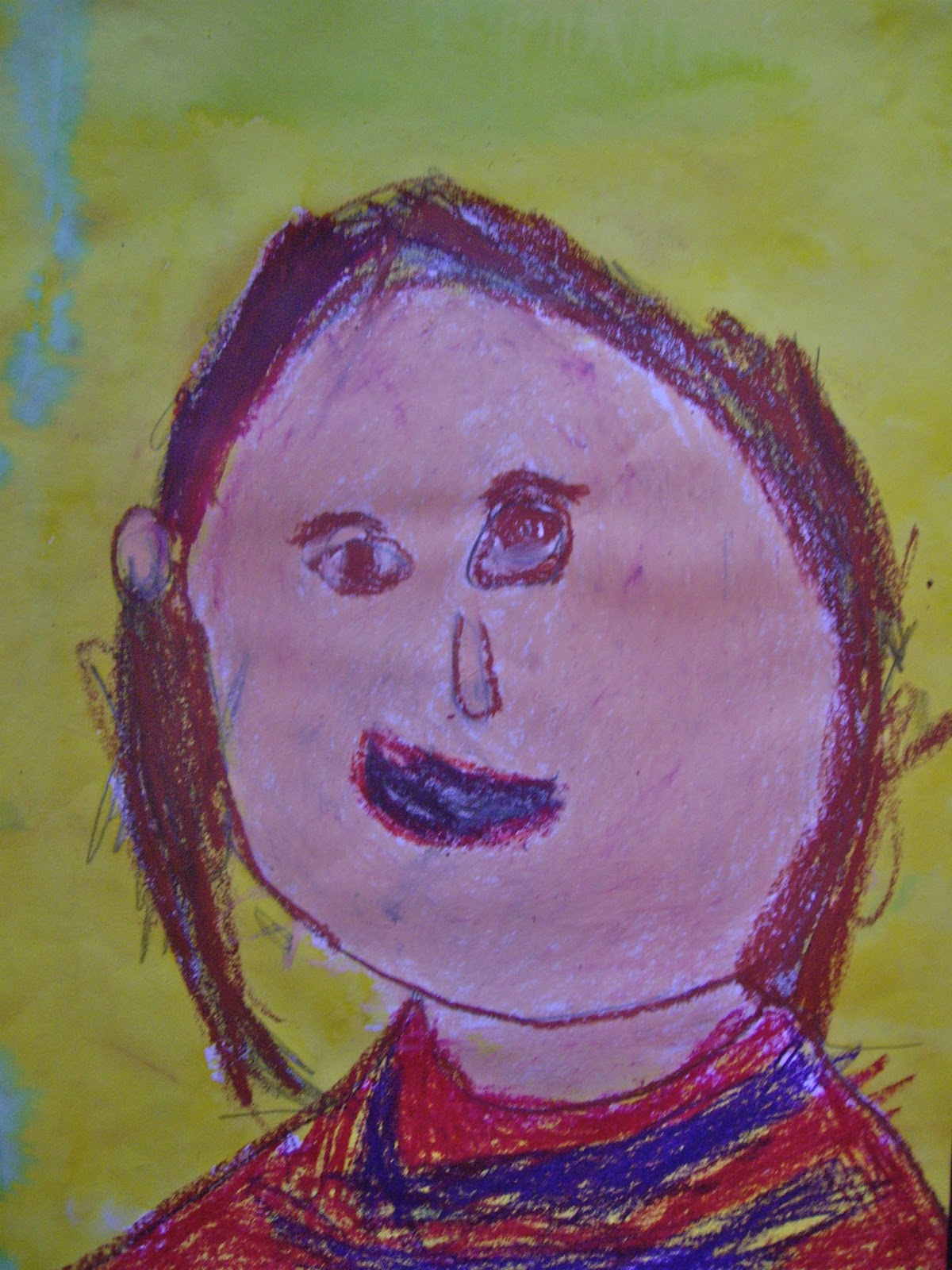 Use Your Coloured Pencils: Pre Primary and Grade 1 Self Portraits