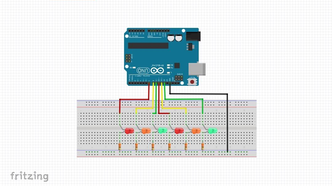 infotronikblog: Ejemplos Arduino: Semáforo (Street Light) infotronikblog: Ejemplos Arduino: Semáforo (Street Light)
