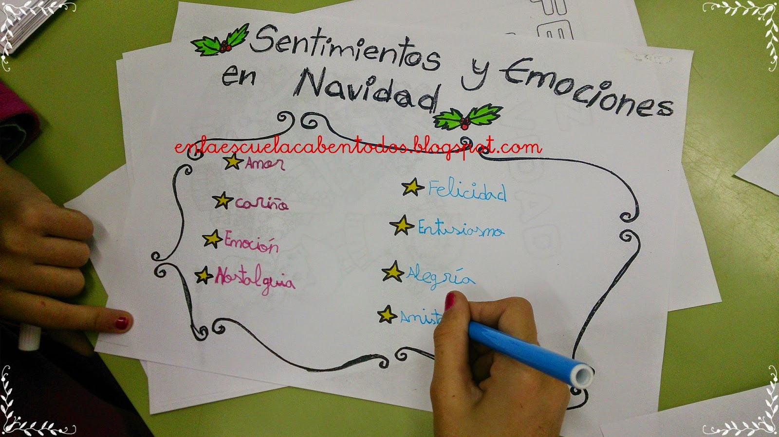 EN LA ESCUELA CABEN TOD@S: SENTIMIENTOS Y EMOCIONES EN NAVIDAD.