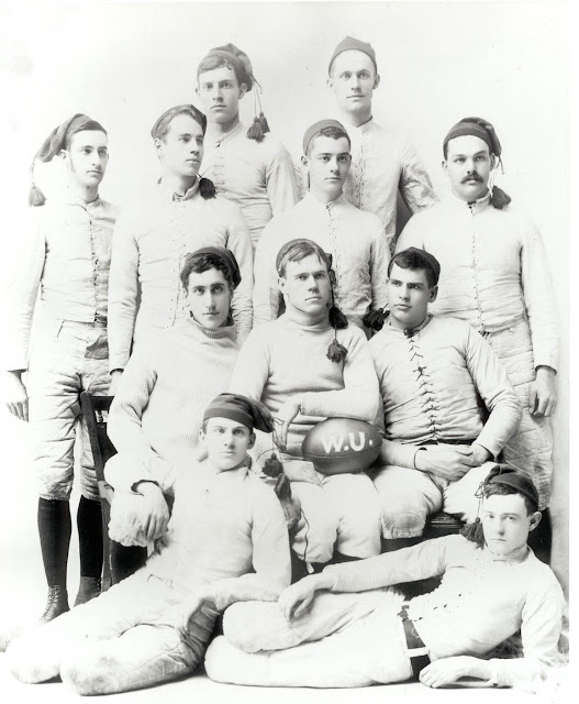 Men Together: Sport Men (net) football team,ca 1890,Univ Washington