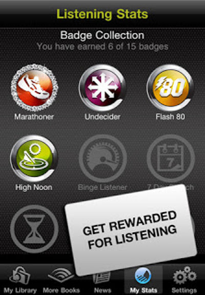 Speaking Of . . .: Audible Badge Collection Revisited