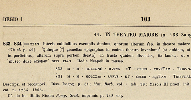GCSE Roman Civilisation: Pompeian Inscriptions concerning Entertainment ...