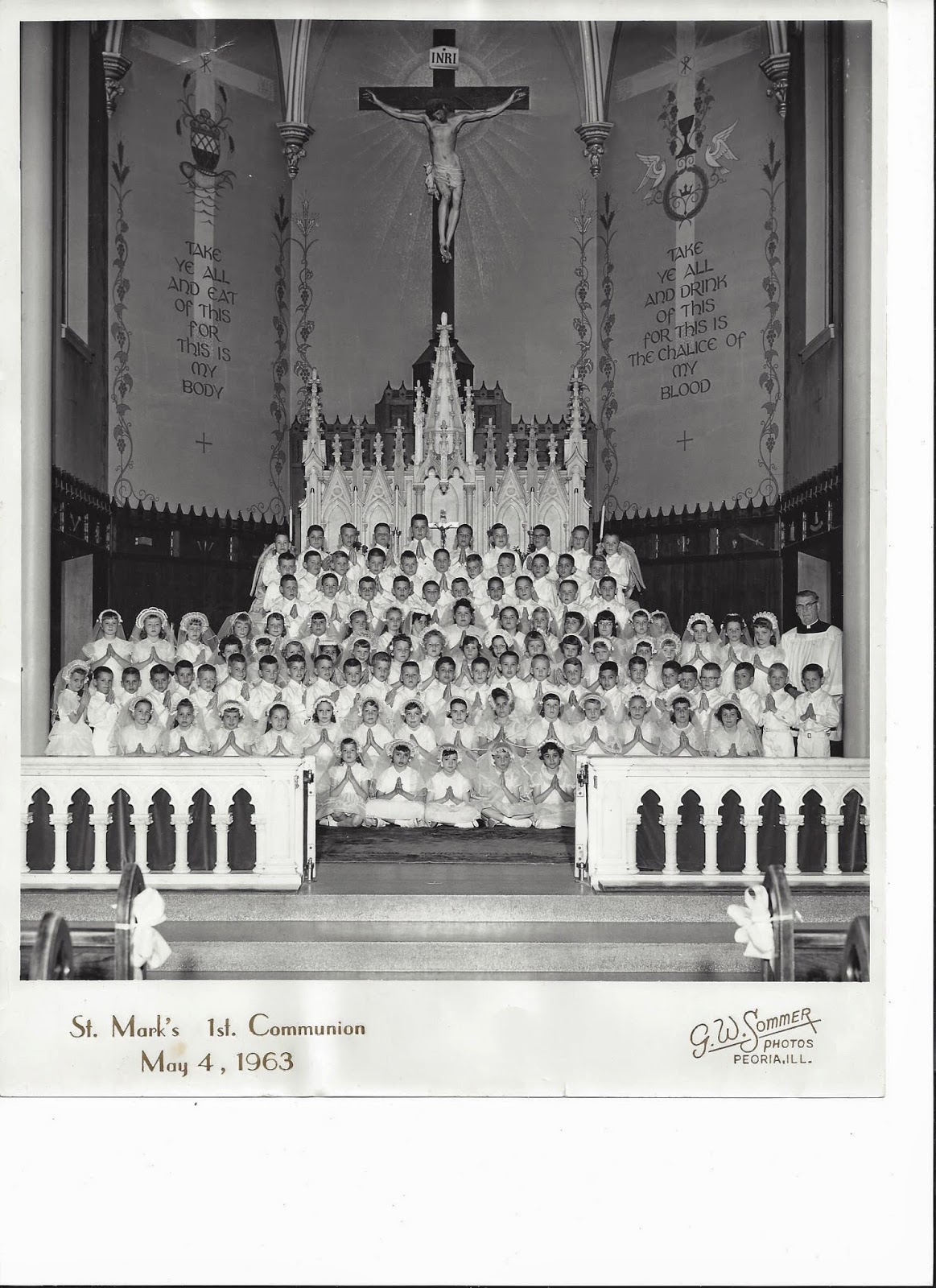 Dens gens Creatifs: VINTAGE FIRST COMMUNION CARD