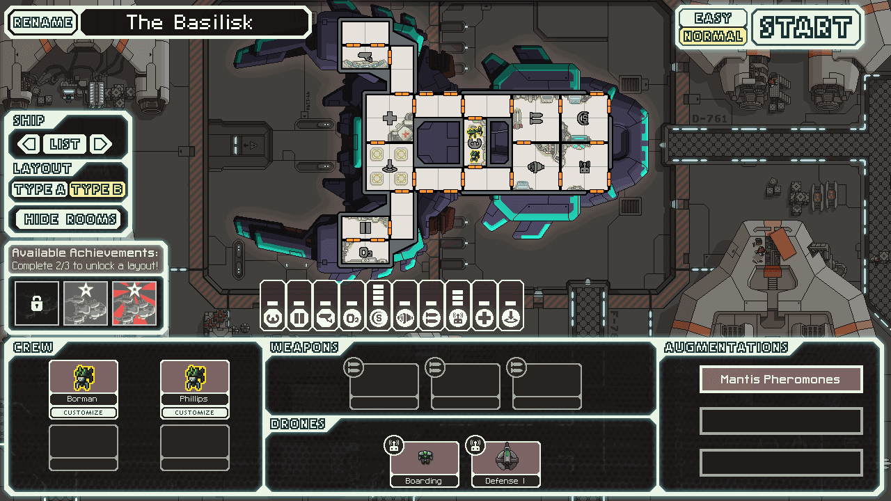 FTL: Корабли в FTL: «Крейсер мантисов»