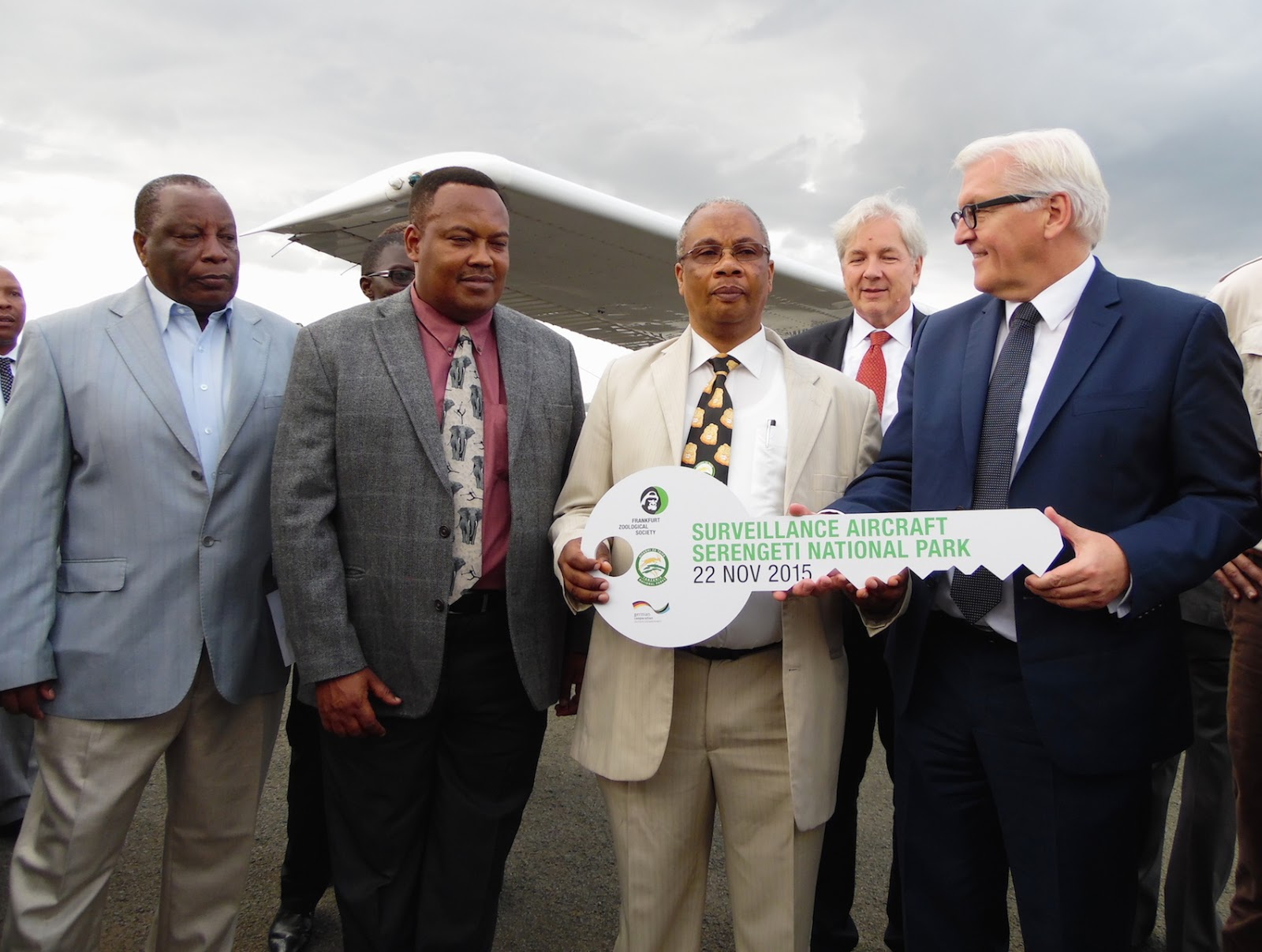 MATUKIO @ MICHUZI BLOG: TANAPA receive anti-poaching aircraft from Germany