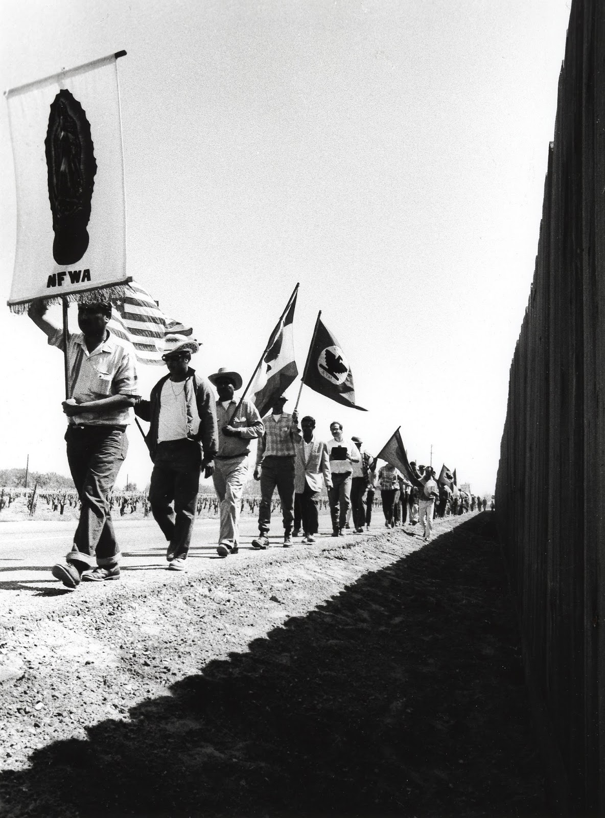 Azteca Theater: Cesar Chavez, the Delano-to-Sacramento marchers at the ...