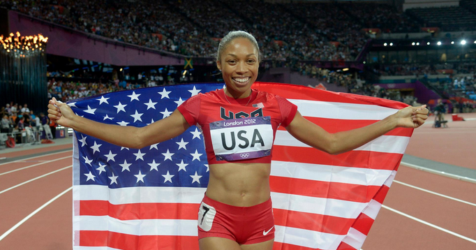 Allyson Felix, Skylar Diggins and Jordan Dunn