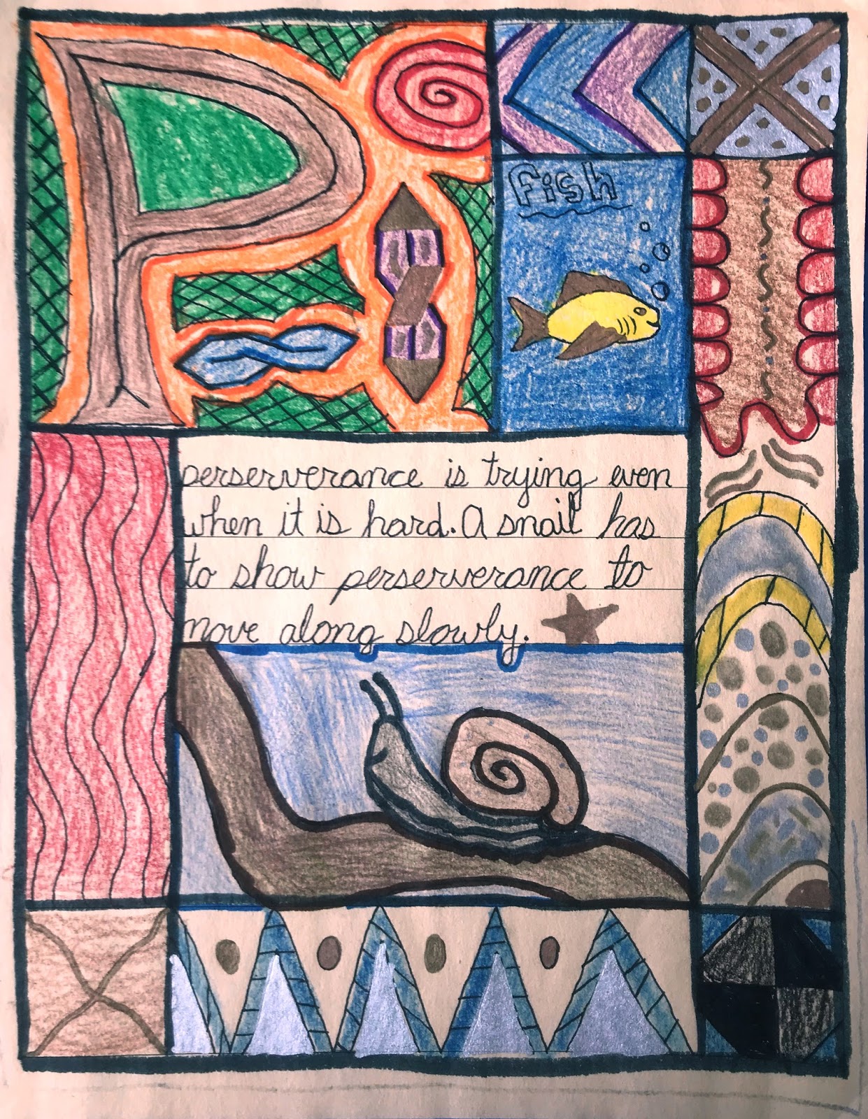 Art Class with Miss Voron: 4th Grade: Illuminated Manuscripts