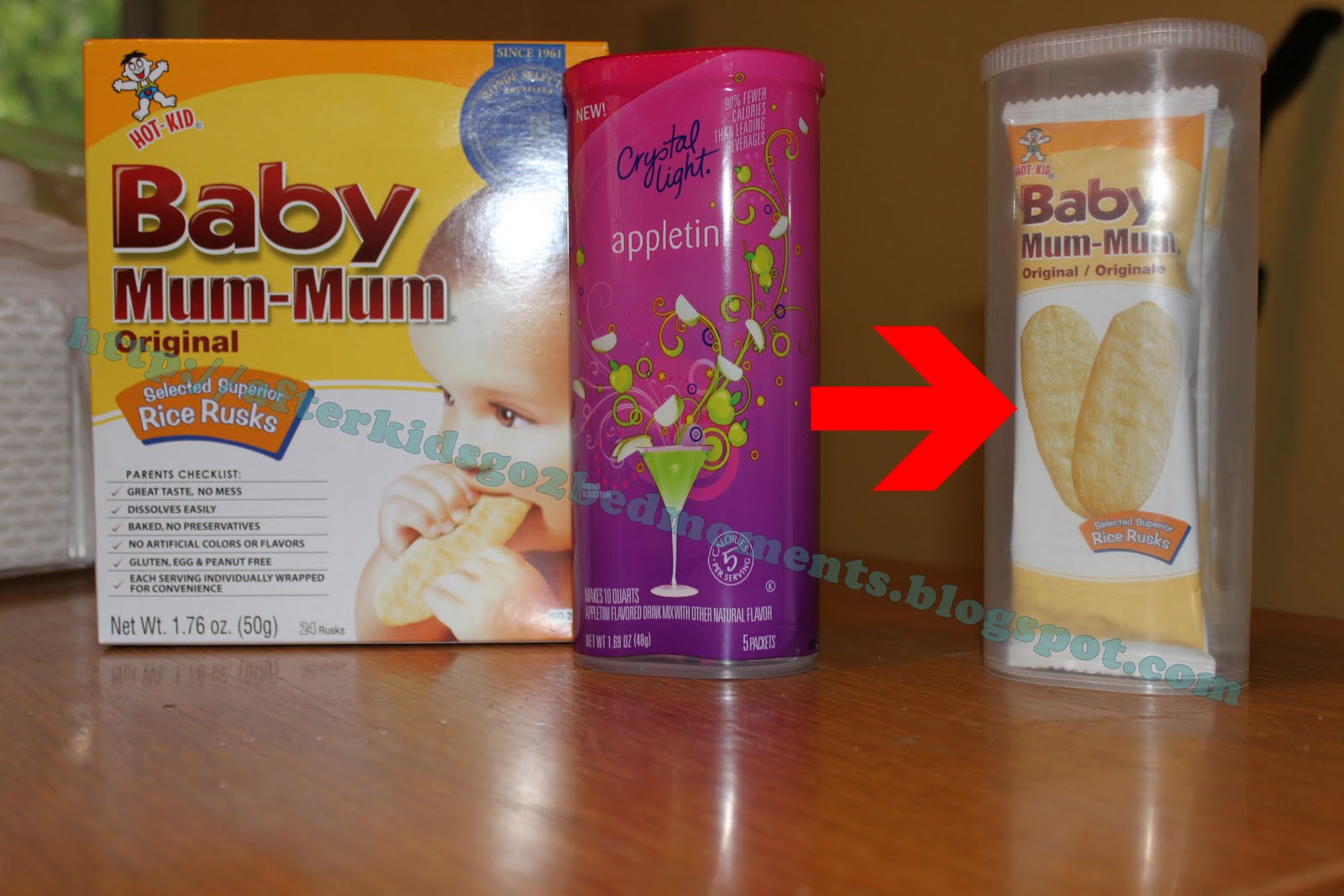 After the Kids Go To Bed MOMents: Recycling Crystal Light Containers