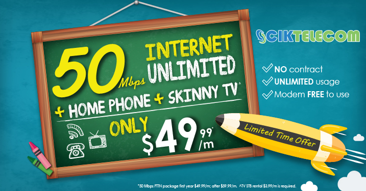 CIK Telecom Blog: Best Back to School Internet Promo Plan from CIK Telecom