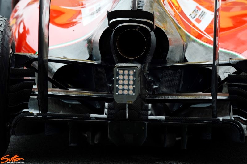 Bite Size Tech: Ferrari rear wing support pylon(s), Y100 winglet ...