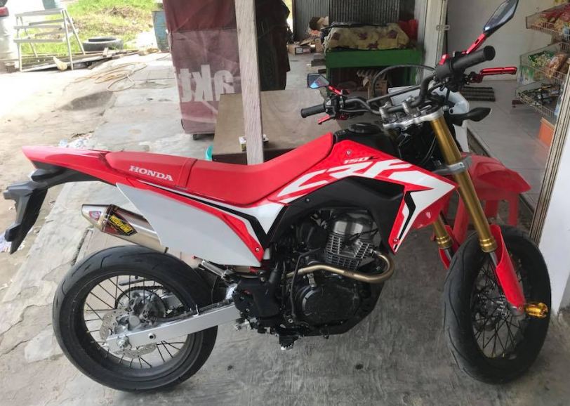 Gambar modifikasi honda CRF 150 L bikin ngiler