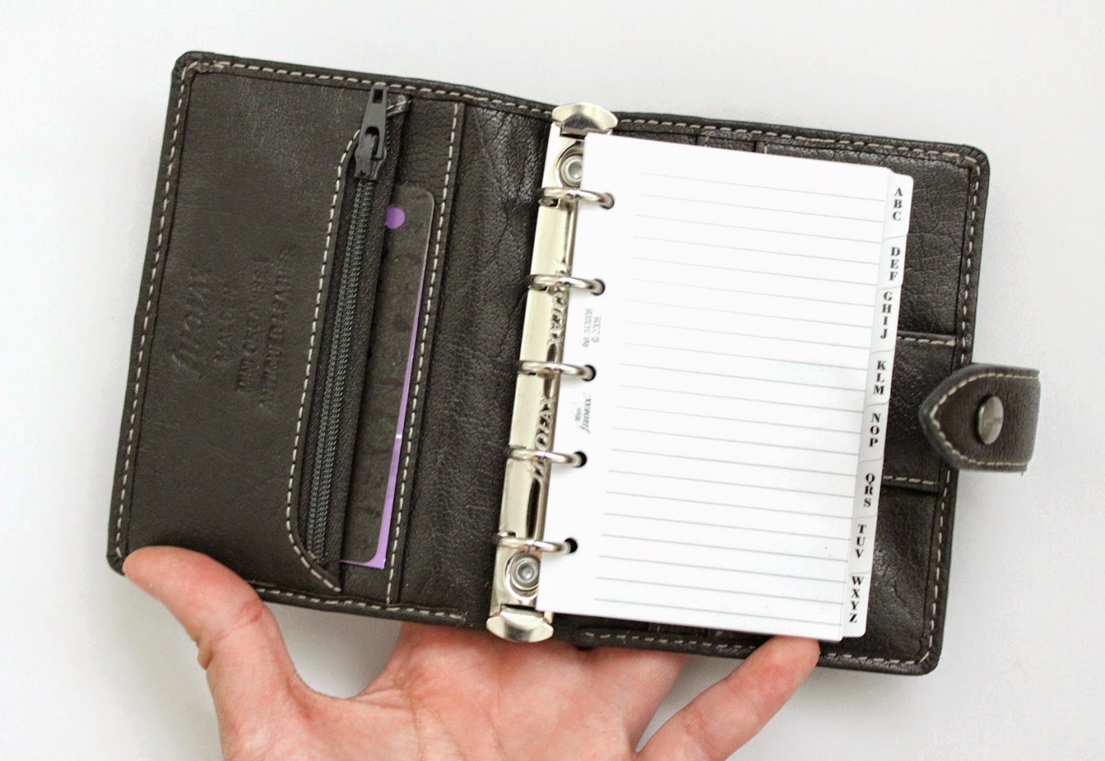 Letters in November: Filofax Mini Grey Malden Review!