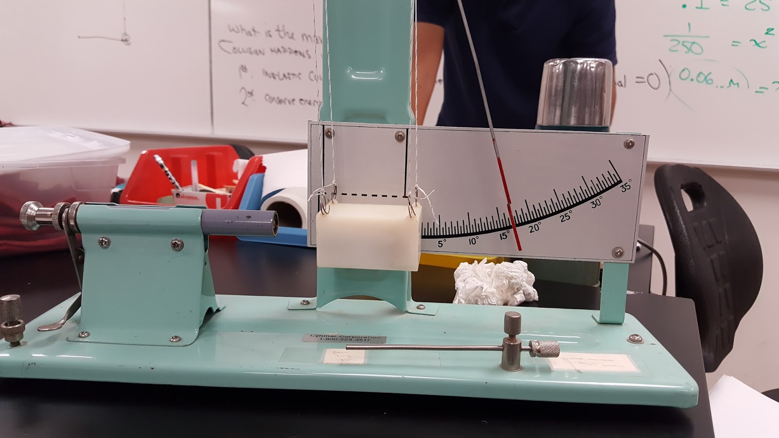 Phys4AF16 cpinedo: Lab 14 - Ballistic Pendulum