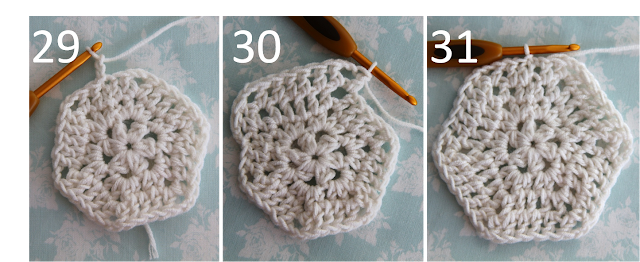 creJJtion: Crochet hexagon tutorial