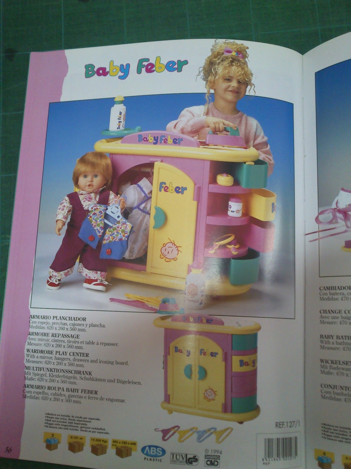 Nostalgia Baby Feber: Catálogo Baby Feber 1995