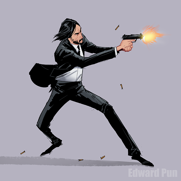 Edward Pun art blog: John Wick