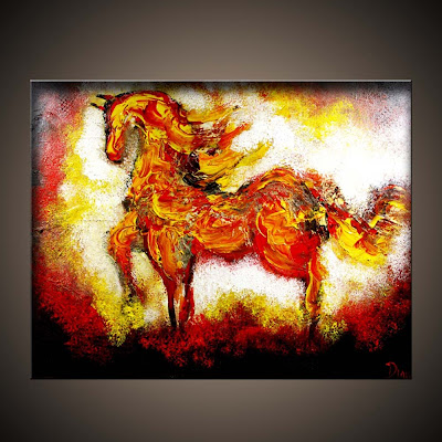 URARTSTUDIO.COM: Burning Desire to Create Fire Abstract Art Paintings.