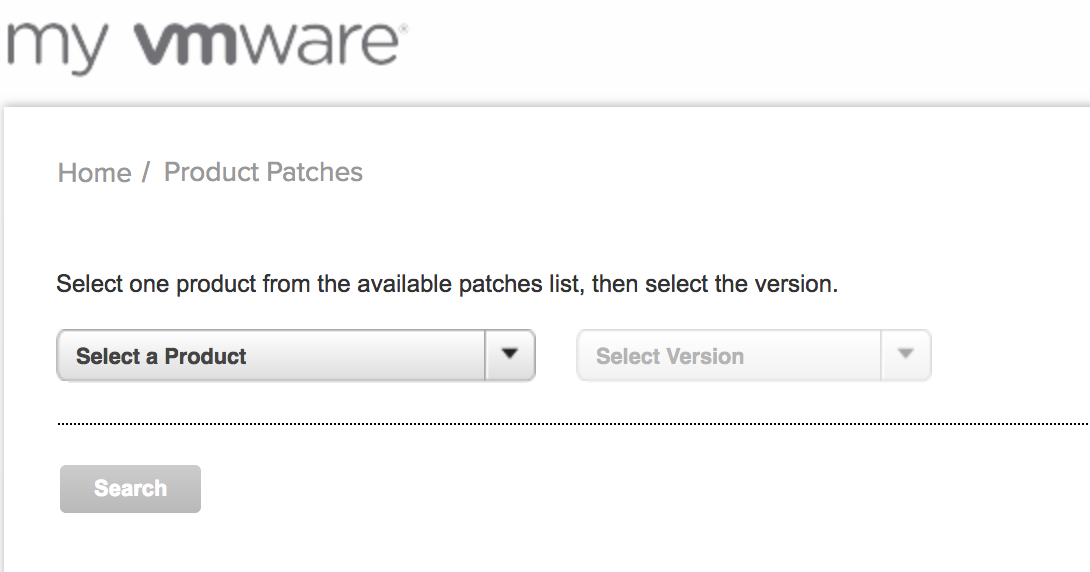 VMware Patch Download Center - Just Another IT Blog
