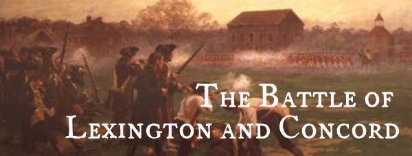 LEXINGTON AND CONCORD - RESISTING THE FIRST GUN GRABBERS