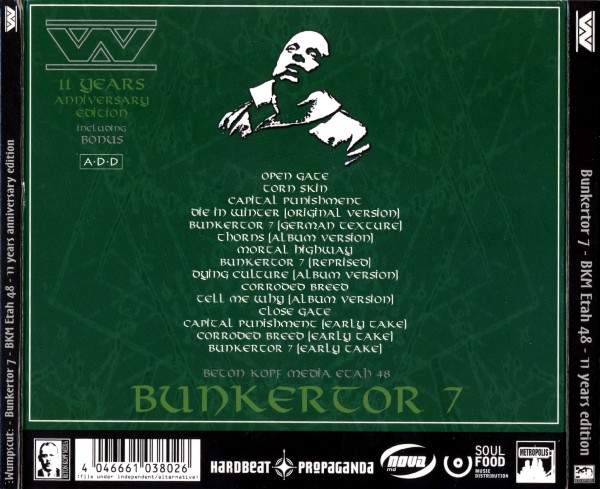 INDUSTRIAL_SKADS: :wumpscut: Bunkertor 7 [11 Years Anniversary Edition ...