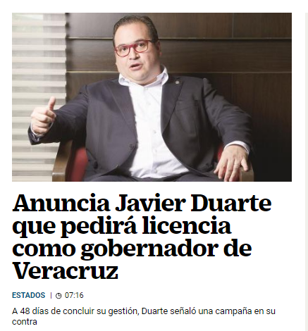 PORTAFOLIOS de pérez stuart: Duarte se va;Desconfían de Moreno-Valle ...