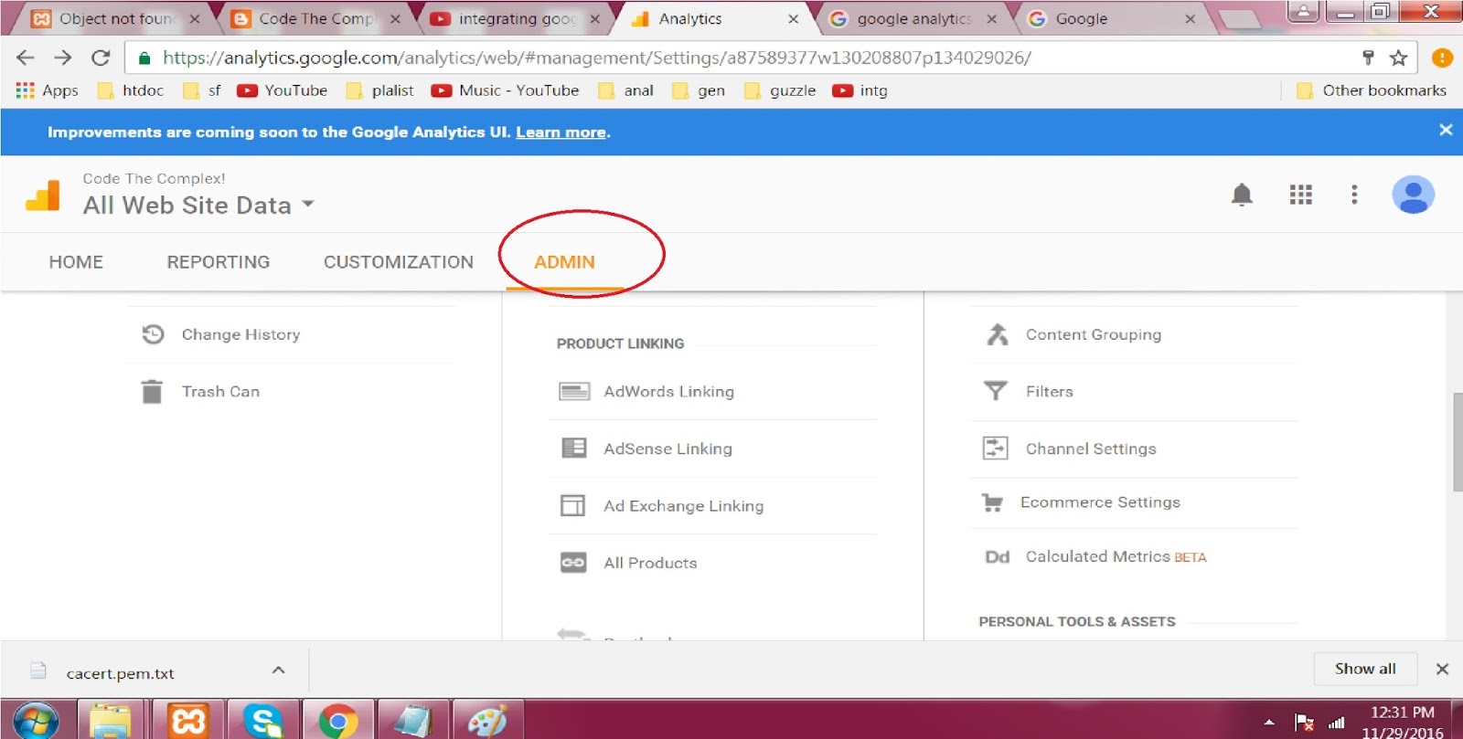 Code The Complex!: How to integrate google analytics API with php using service account!