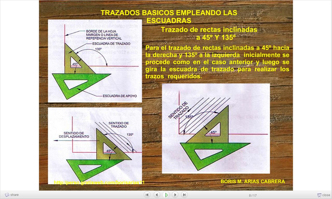 REPRESENTACION Y EXPRESION GRAFICA II: MANEJO DE ESCUADRAS