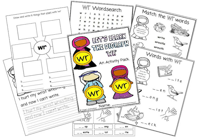Iman's Homeschool ~ The Curriculum: Let's Learn the Digraph - 'WR ...