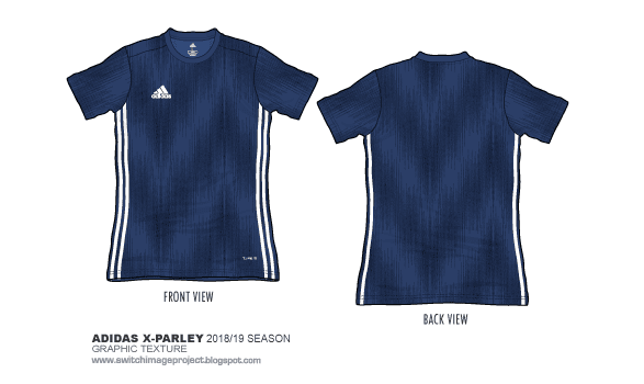 Football teams shirt and kits fan: Adidas X-Parley Texture & Template 2018