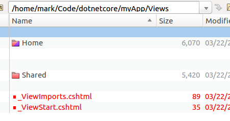 Mark's Musings: ASP.Net Core 2 with Postgresql on Linux Part 9: The View Layer