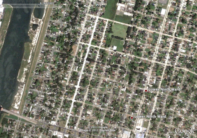 Google Earth Time Machine: New Orleans, Louisiana