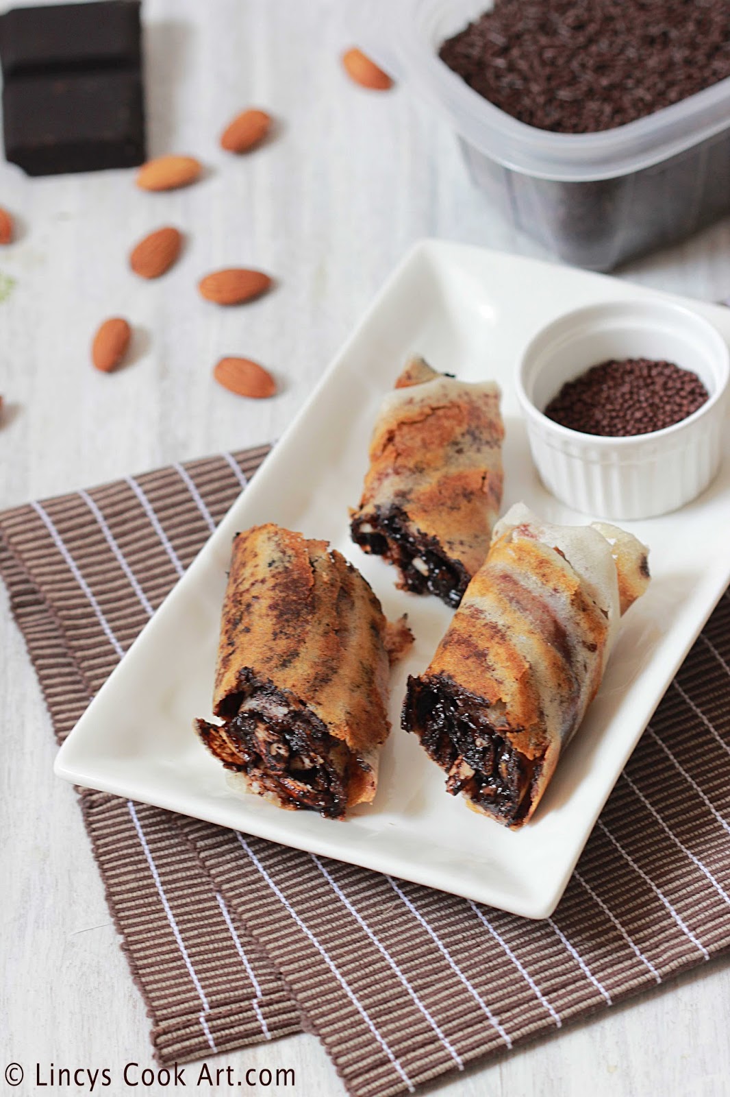 Choco-Nut Dosa ~ Lincy's Cook Art