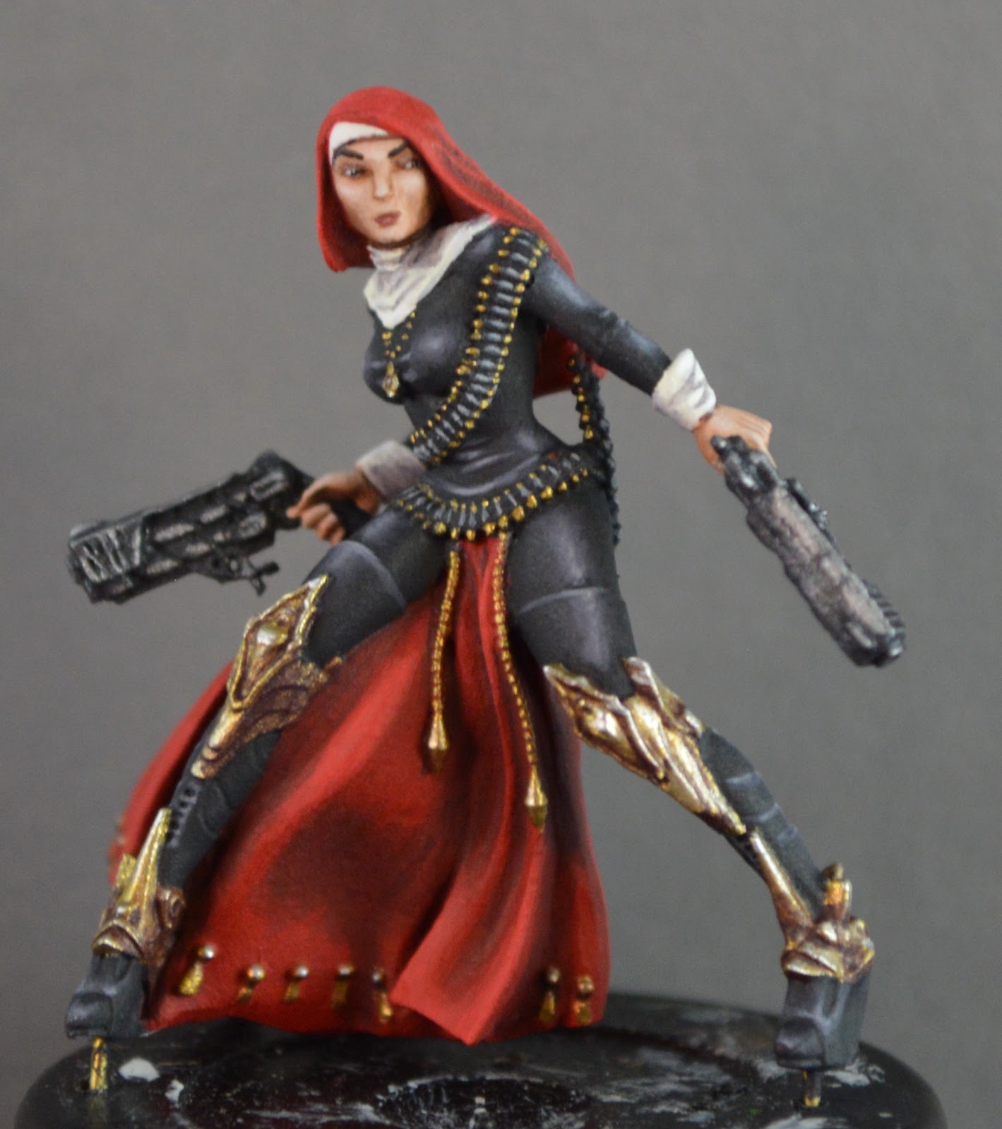 Jen's Mini Painting: Nun - More metal bits