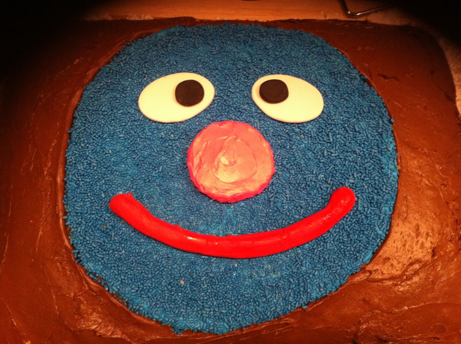 The Cookie Crumbles: Grover Cookies (Cookie Favors)