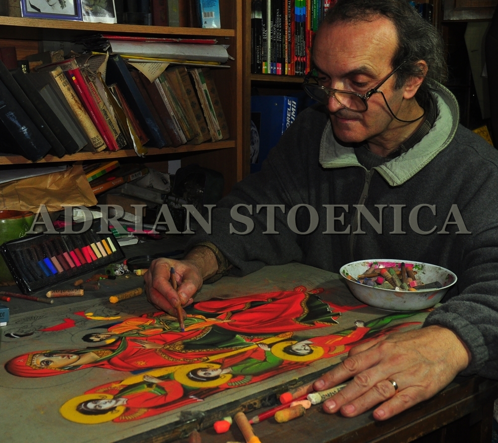 Pictor Adrian Stoenică - site vechi: Tehnică