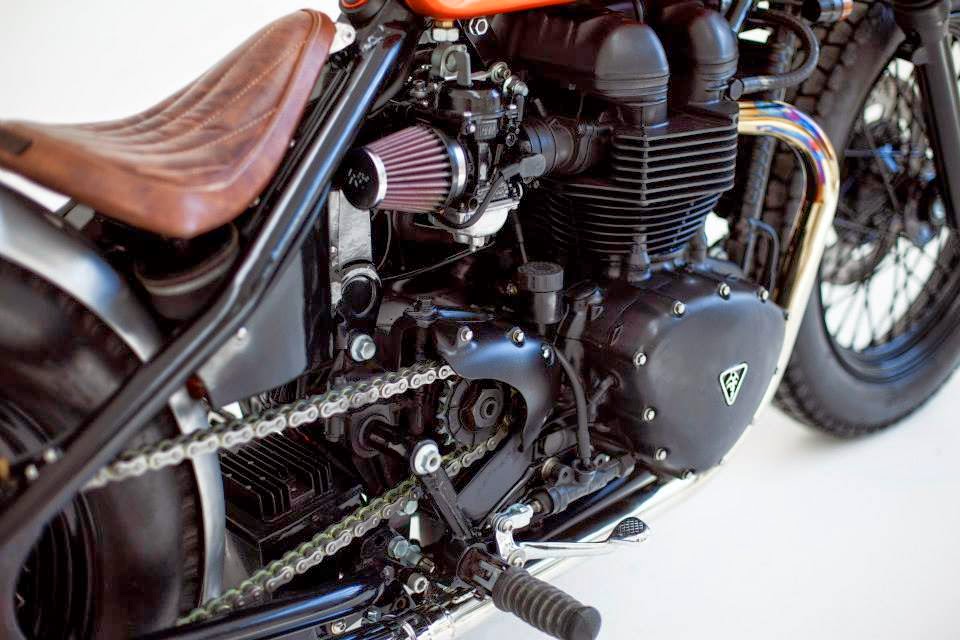 Triumph Thruxton Bobber by Herencia Custom Garage - Lsr Bikes