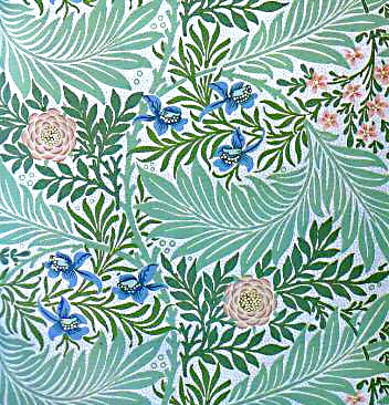 - Publication Design -: William Morris - 'Trellis' 1862