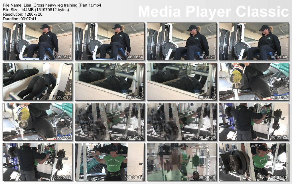 Video lessons from the stars of bodybuilding: Lisa Cross.