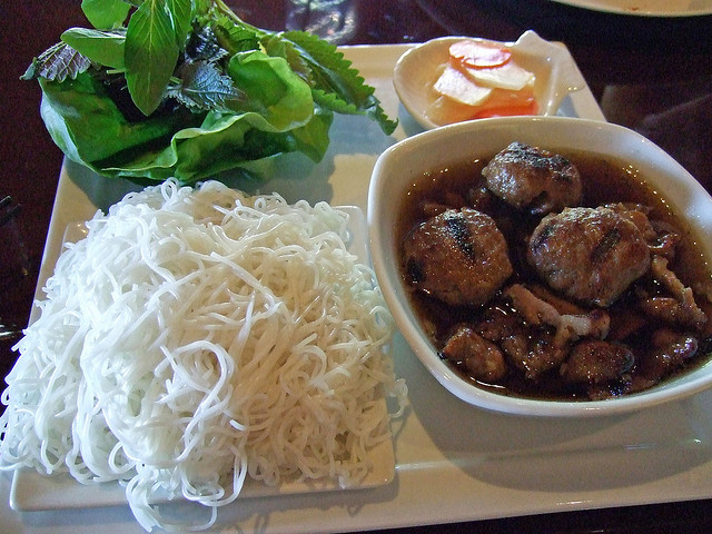 plat Bun Cha Vietnam ~ Cuisine vietnam