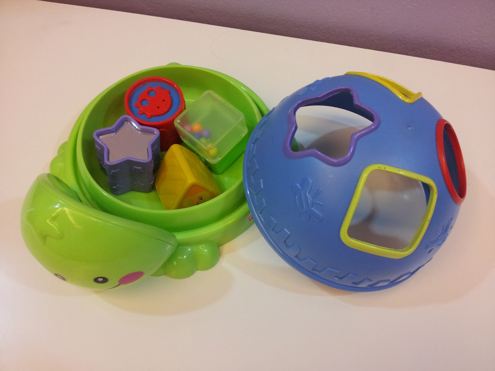 baby preloved stuffs: Fisher Price Turtle Infant Shape Sorter - SOLD