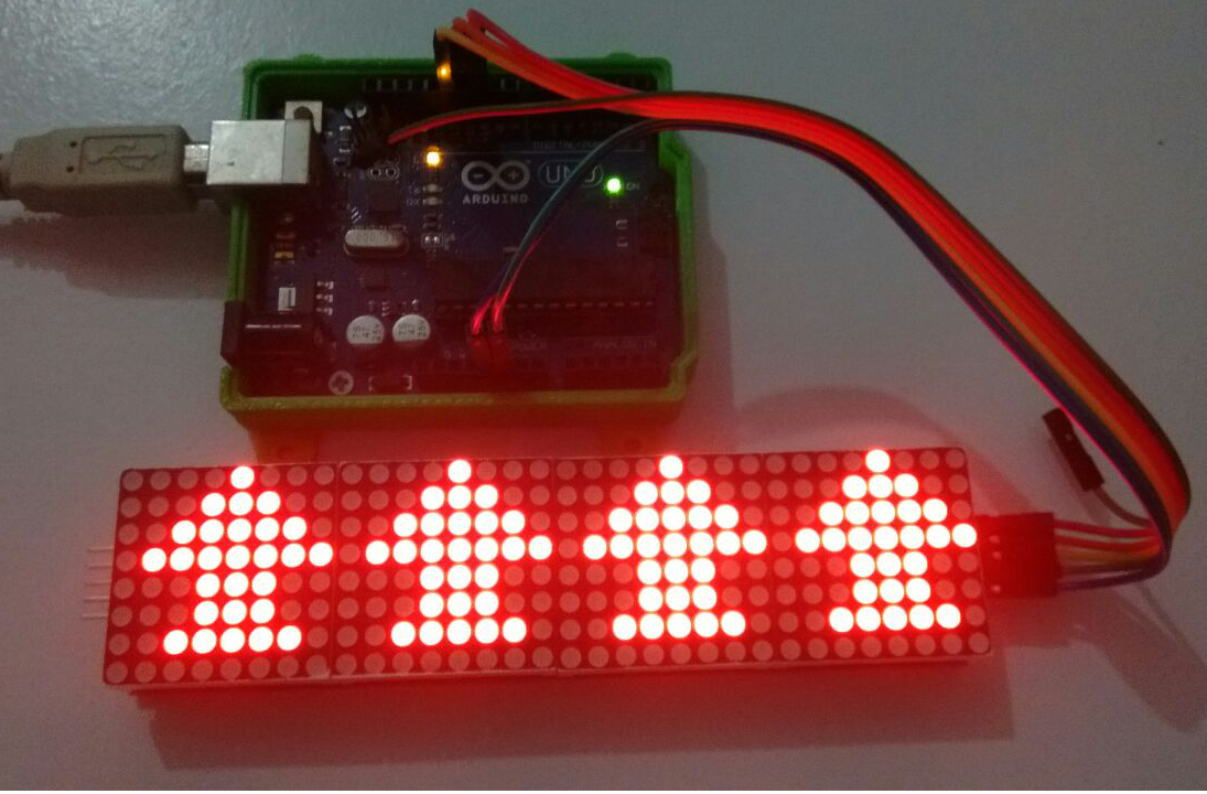 Arduino para makers: Display com matriz de LEDs