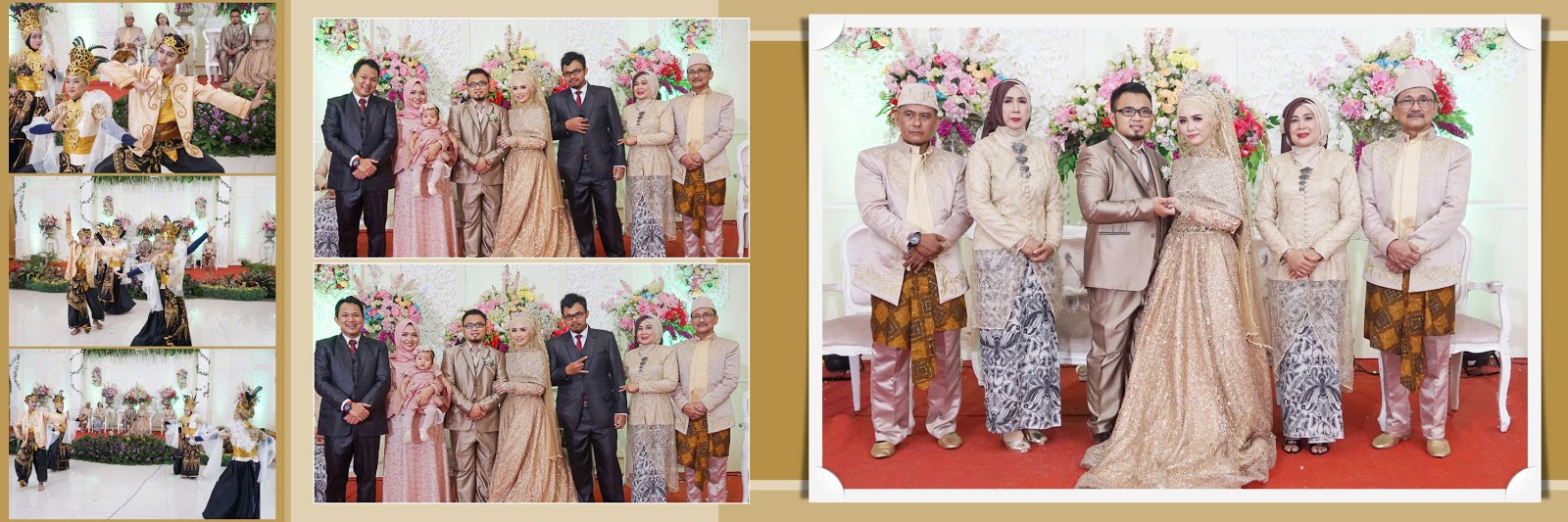 Sample Design Kolase Album Wedding / Pernikahan