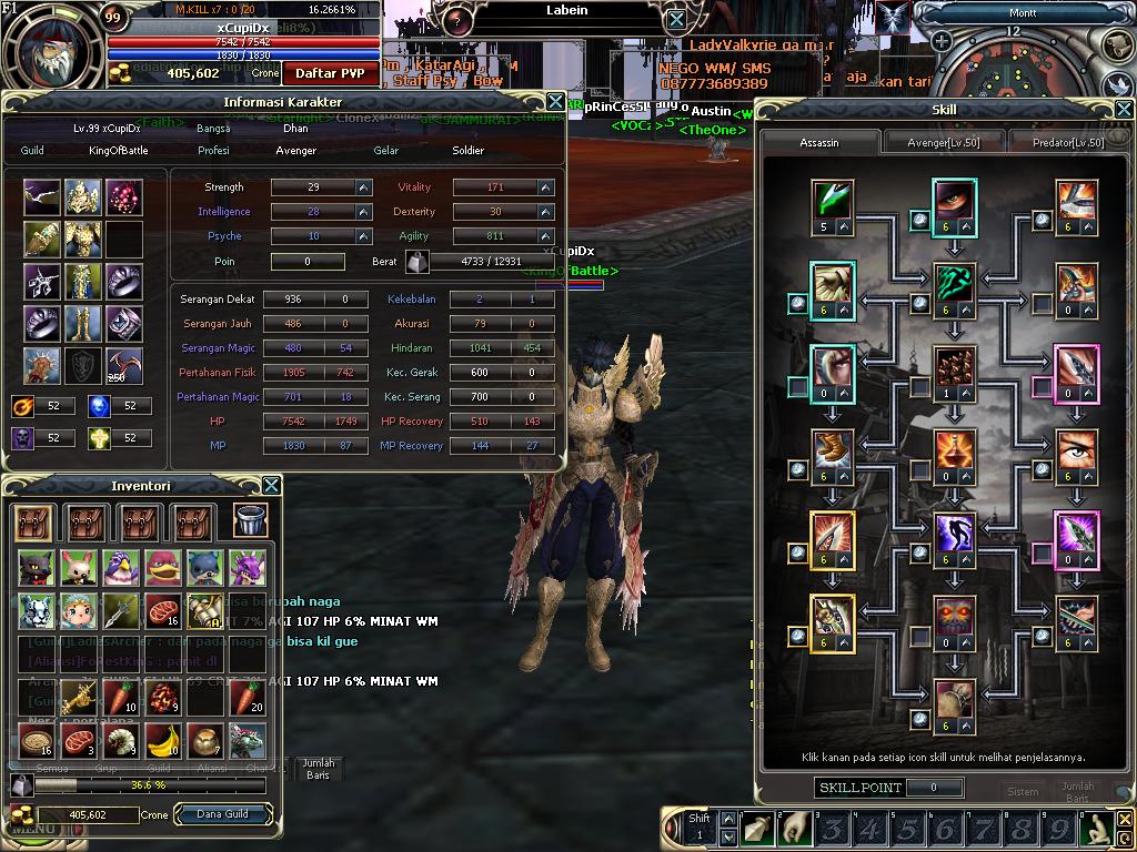 VALKYRIE GUILD: JUAL ID ROHAN NO CACAD...