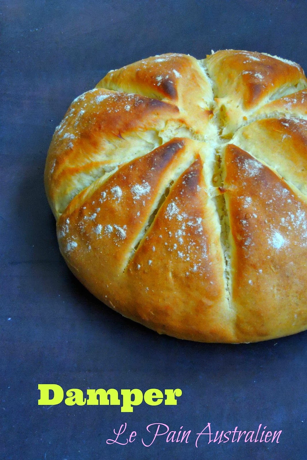 Priya's Versatile Recipes: Damper - Australian Bread/ Damper - Le Pain ...