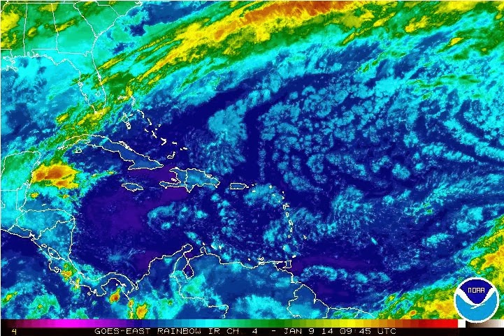 Roatan Weather: The Cold Front is Beginning to Diffuse