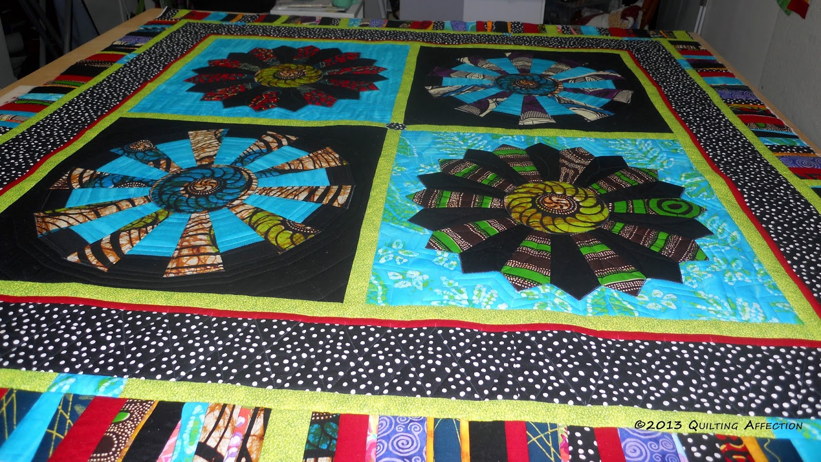 Quilting Affection Designs: African Quilt Finished!
