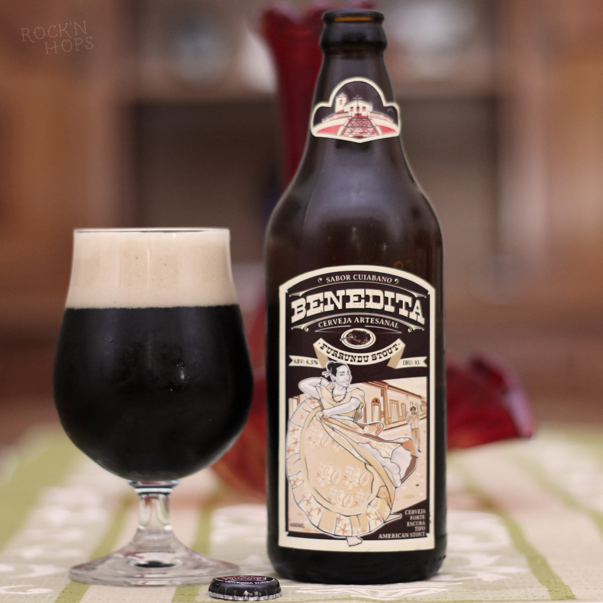 Rock'n Hops: Benedita Furrundu Stout, Cerveja Benedita